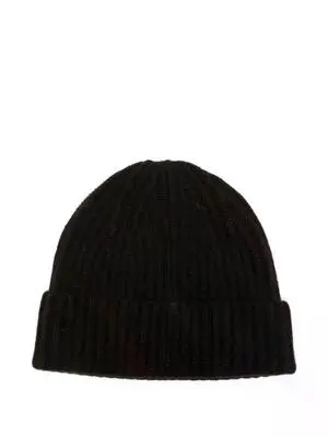LISA YANG Martigny Ribbed-knit Beanie Hat - Brown