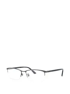 Gucci Square-frame Semi-rimless Glasses - Grey