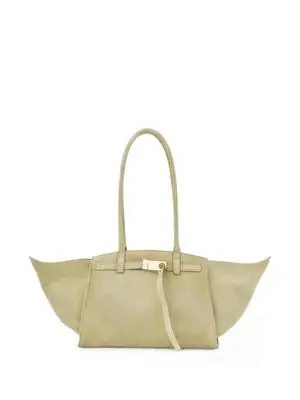 Benedetta Bruzziches Mame Suede Tote Bag - Neutrals