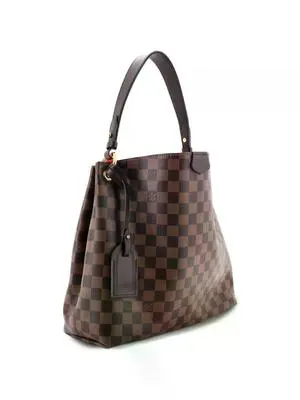 LOUIS VUITTON Damier Pm Hobo Bag - Brown