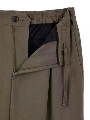 STUDIO TOMBOY Pleated Elasticated-waistband Trousers