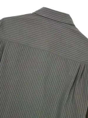 STUDIO TOMBOY Striped Chest-pockets Cotton Shirt