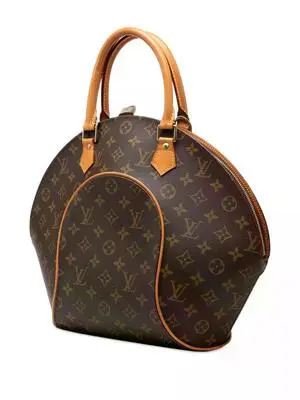 LOUIS VUITTON 2001 Monogram Ellipse Mm Handbag - Brown