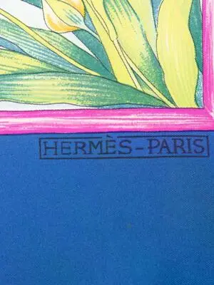 Hermès 1989 Giverny Silk Scarf 90 Scarves
