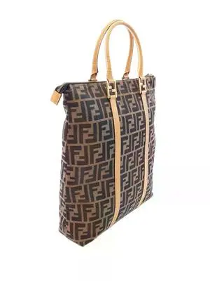 Fendi 2000-2010 Zucca Canvas Tote Bag