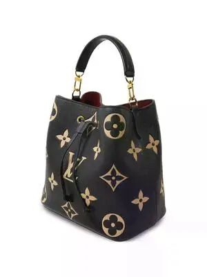 LOUIS VUITTON Neo Noe Mm Monogram Empreinte Shoulder Bag - Black
