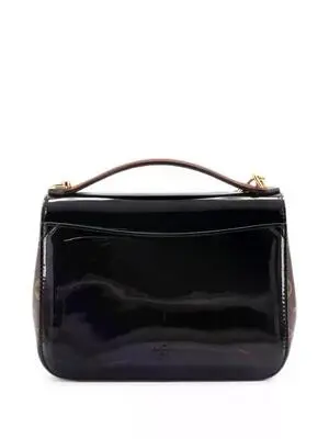 LOUIS VUITTON Cherrywood Vernis Monogram Canvas Bb Shoulder Bag - Black