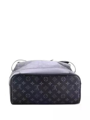 LOUIS VUITTON Monogram Eclipse Canvas Steamer Backpack - Black