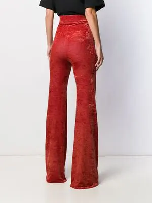ELLERY Flared Velvet Trousers