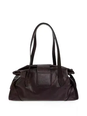 JIMMY CHOO Medium Bar Leather Duffle Bag