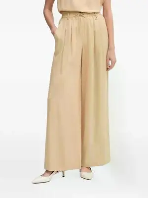 JOOP! Pleated High-waisted Trousers - Neutrals