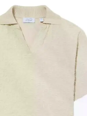 Off-White Logo-pattern Cropped T-shirt