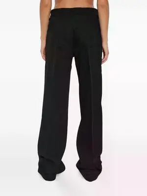 Rick Owens Pressed-crease Wide-leg Wool Trousers