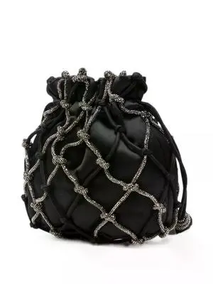 Rosantica Crystal-embellished Mini Bag - Black