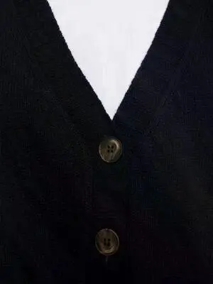 BASE V-neck Button-up Cardigan