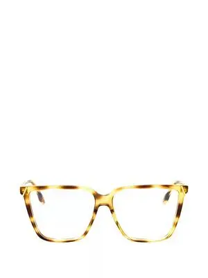 Victoria Beckham Geometric-frame Glasses - Brown