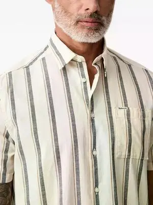 Barbour Barkend Striped-pattern Short-sleeved Shirt