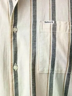 Barbour Barkend Striped-pattern Short-sleeved Shirt