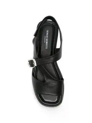 SERGIO MORETTI FIRENZE Buckle-fastening Slingback Sandals