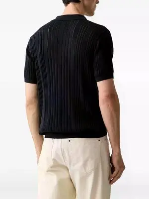 Karl Lagerfeld Ribbed-knit Short-sleeve T-shirt