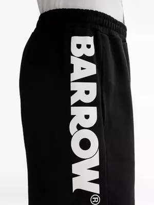 BARROW Logo-print Elasticated-waist Shorts