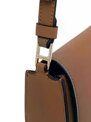 Karl Lagerfeld Karl Foldover-top Shoulder Bag - Brown