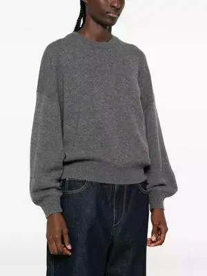 LISA YANG Crew-neck Balloon-sleeve Sweater