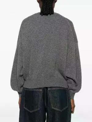 LISA YANG Crew-neck Balloon-sleeve Sweater