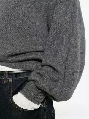 LISA YANG Crew-neck Balloon-sleeve Sweater