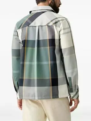 Barbour Etterick Tartan-print Zip-up Overshirt