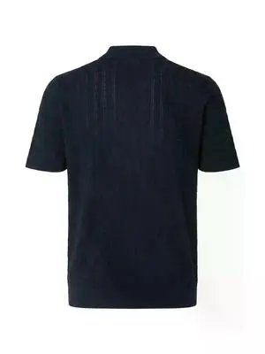 SELECTED Cable-knit Polo Shirt