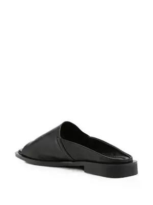 SERGIO MORETTI FIRENZE Open-toe Leather Sandals