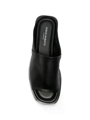 SERGIO MORETTI FIRENZE Open-toe Leather Sandals