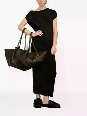 Yuzefi Mochi Leather Shoulder Bag - Brown
