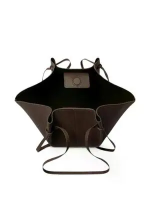 Yuzefi Mochi Leather Shoulder Bag - Brown