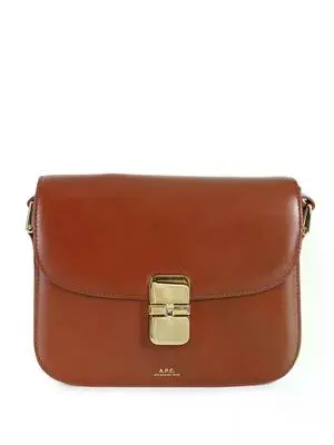 A.p.c. Grace Small Shoulder Bag - Brown