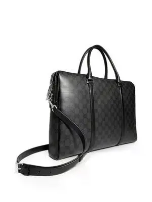 Gucci Medium Essence Classic Gg Supreme Briefcase