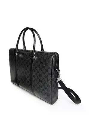 Gucci Medium Essence Classic Gg Supreme Briefcase