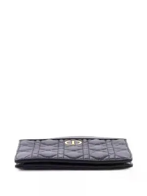 Dior Caro Clutch With Chain Cannage Quilt Calfskin Small Crossbody Bag - Black