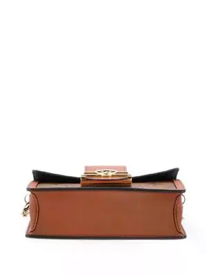 LOUIS VUITTON Dauphine Chain Wallet Reverse Monogram Canvas Clutch