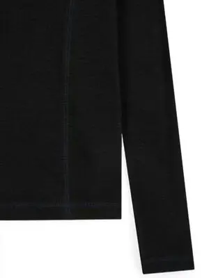 STUDIO TOMBOY High-neck T-shirt With Button Details
