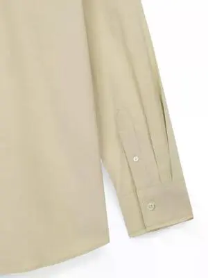 STUDIO TOMBOY Button-down Chest-pocket Cotton Shirt