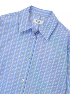 STUDIO TOMBOY Striped Button-down Cotton Shirt