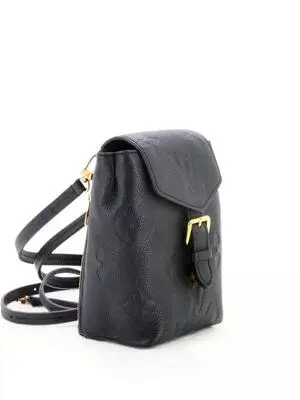 LOUIS VUITTON Tiny Monogram Empreinte Giant Backpack - Black