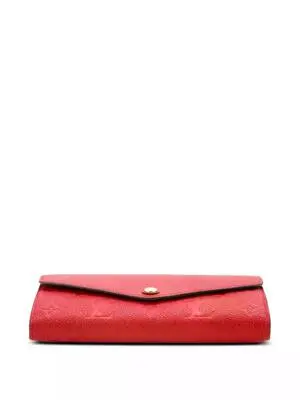 LOUIS VUITTON Sarah Wallet Nm Monogram Empreinte Leather Small Wallets