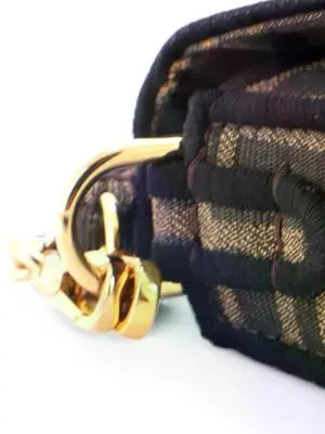 Fendi Zucca Canvas Baguette Nm Mini Crossbody Bag - Brown
