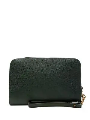 LOUIS VUITTON Taiga Leather Pochette Baikal Clutch Bag - Green
