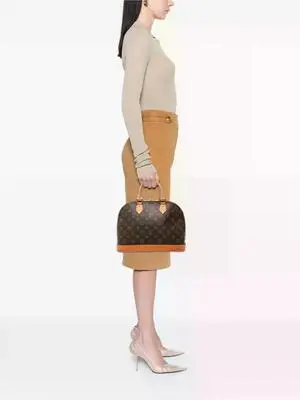 LOUIS VUITTON 2020 Monogram Alma Pm Handbag - Brown