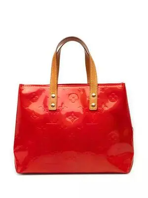 LOUIS VUITTON Monogram Vernis Reade Pm Handbag - Red