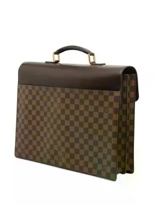 LOUIS VUITTON 1998 Damier Ebene Altona Gm Business Bag